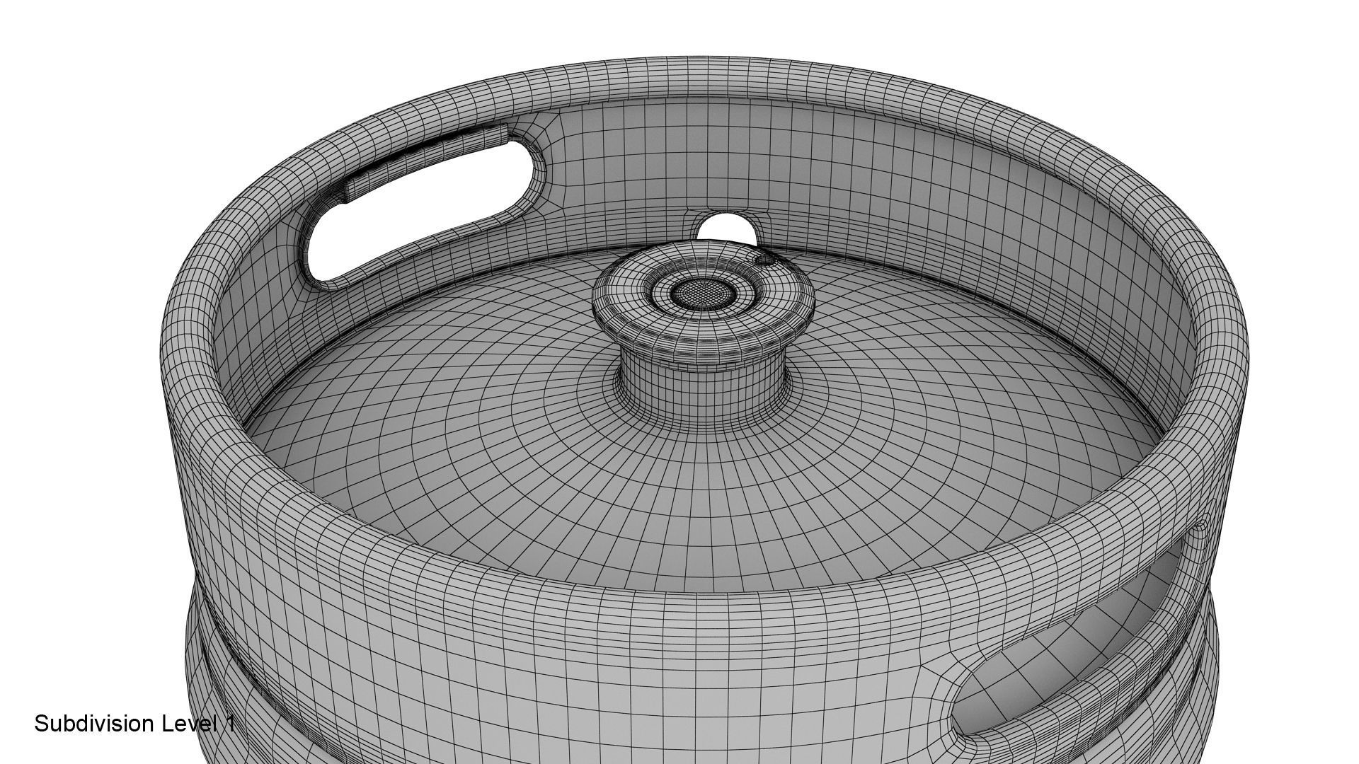 Beer keg set 3D model | CGTrader