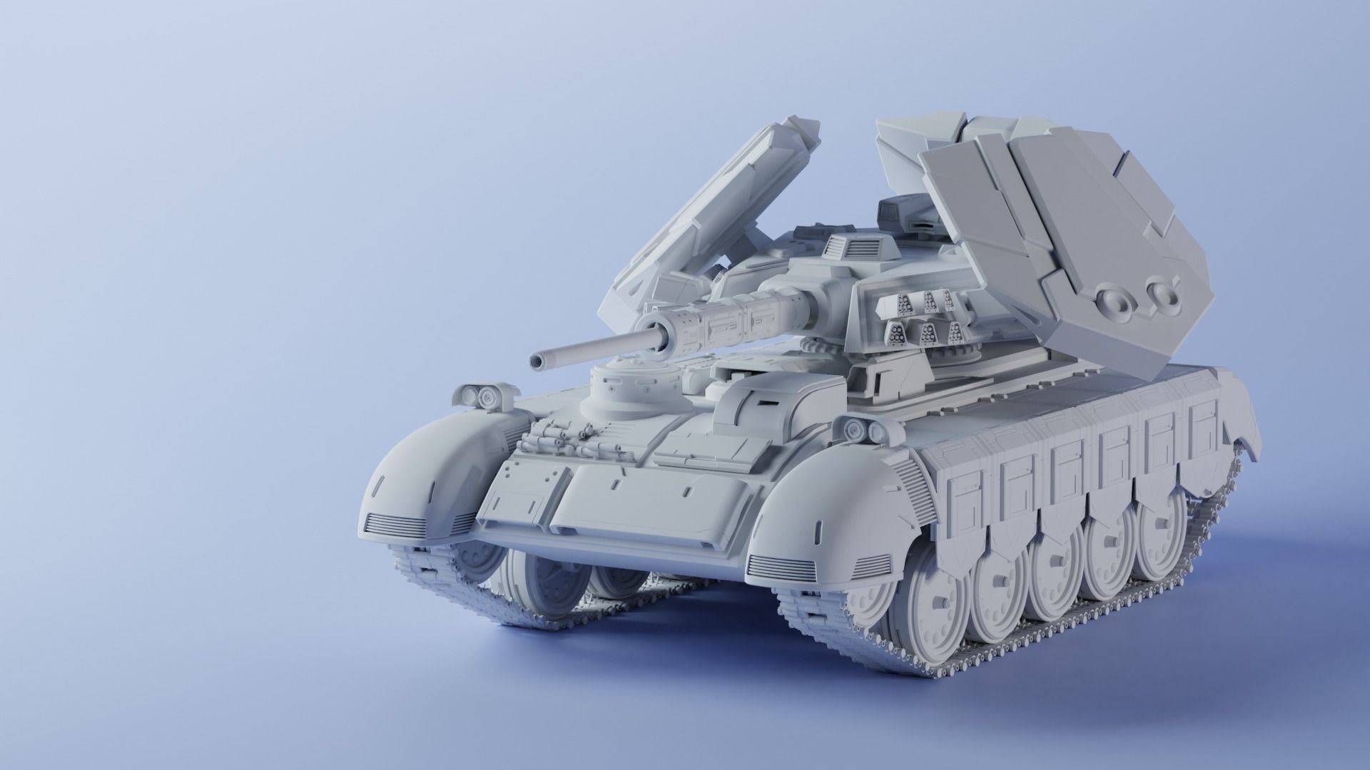 Mirage Tank 3D model 3D printable | CGTrader