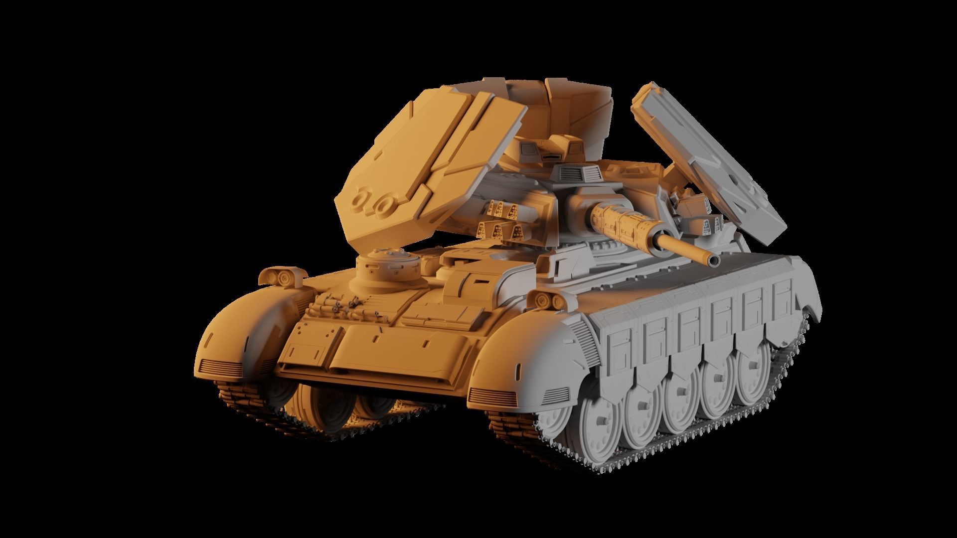 Mirage Tank 3D model 3D printable | CGTrader