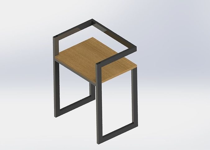 Loft chair Designer chair Made by Solidworks 3D model | CGTrader