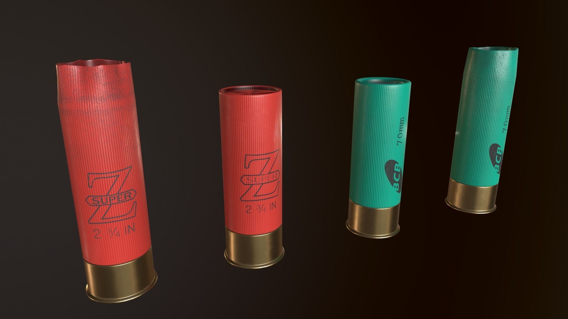 3D model 12ga Shotgun Shell VR / AR / low-poly | CGTrader