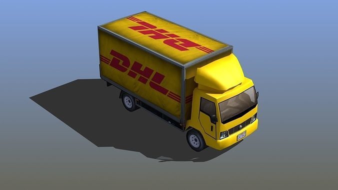 3D model Delivery Truck VR / AR / low-poly | CGTrader