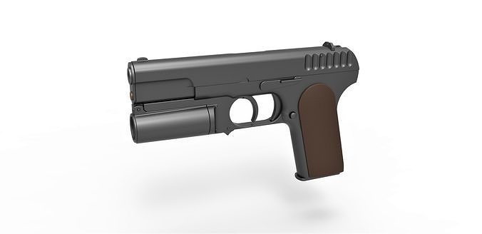 Standard issue pistol of Kingsman agents 3D model | CGTrader