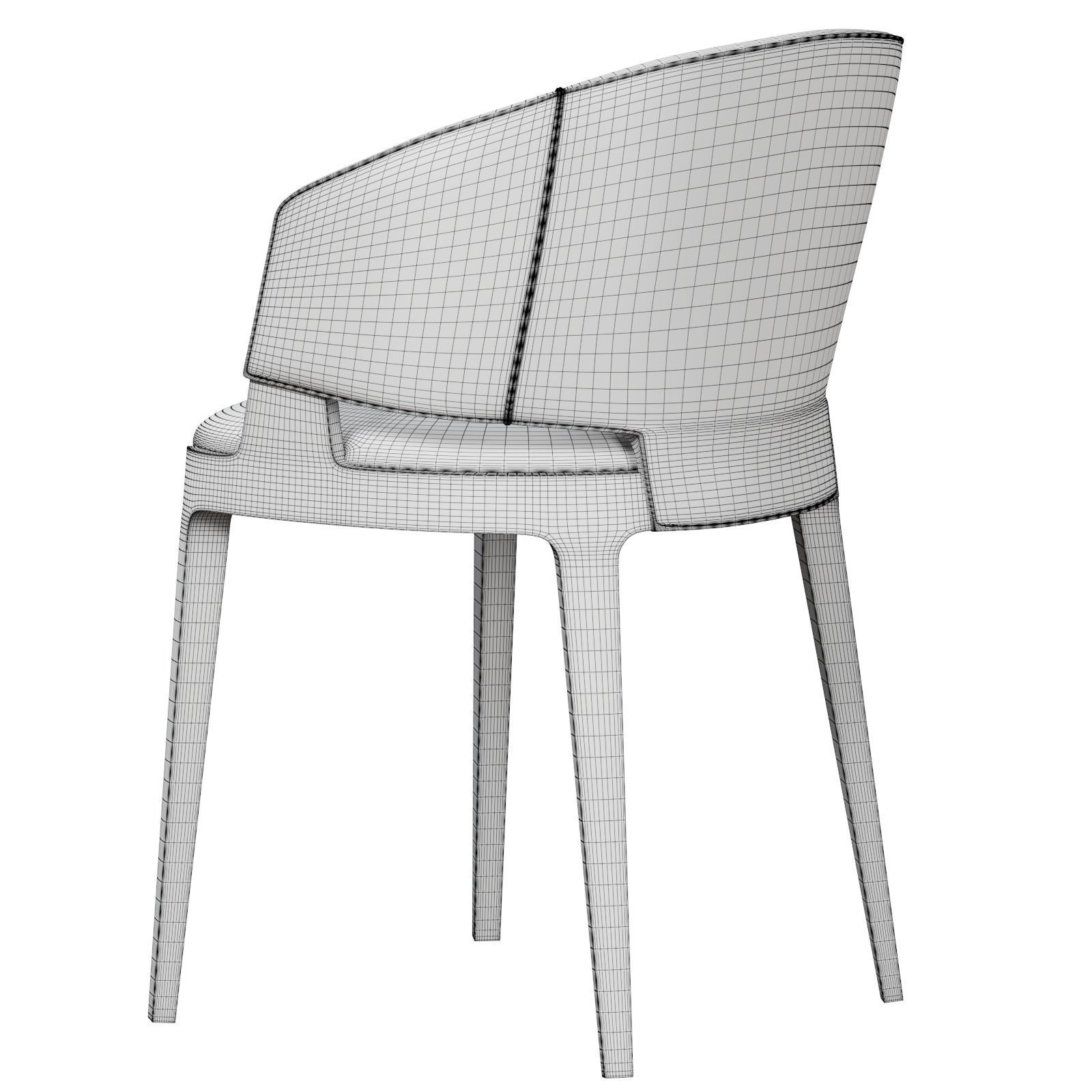 Potocco Velis chair 3D model | CGTrader