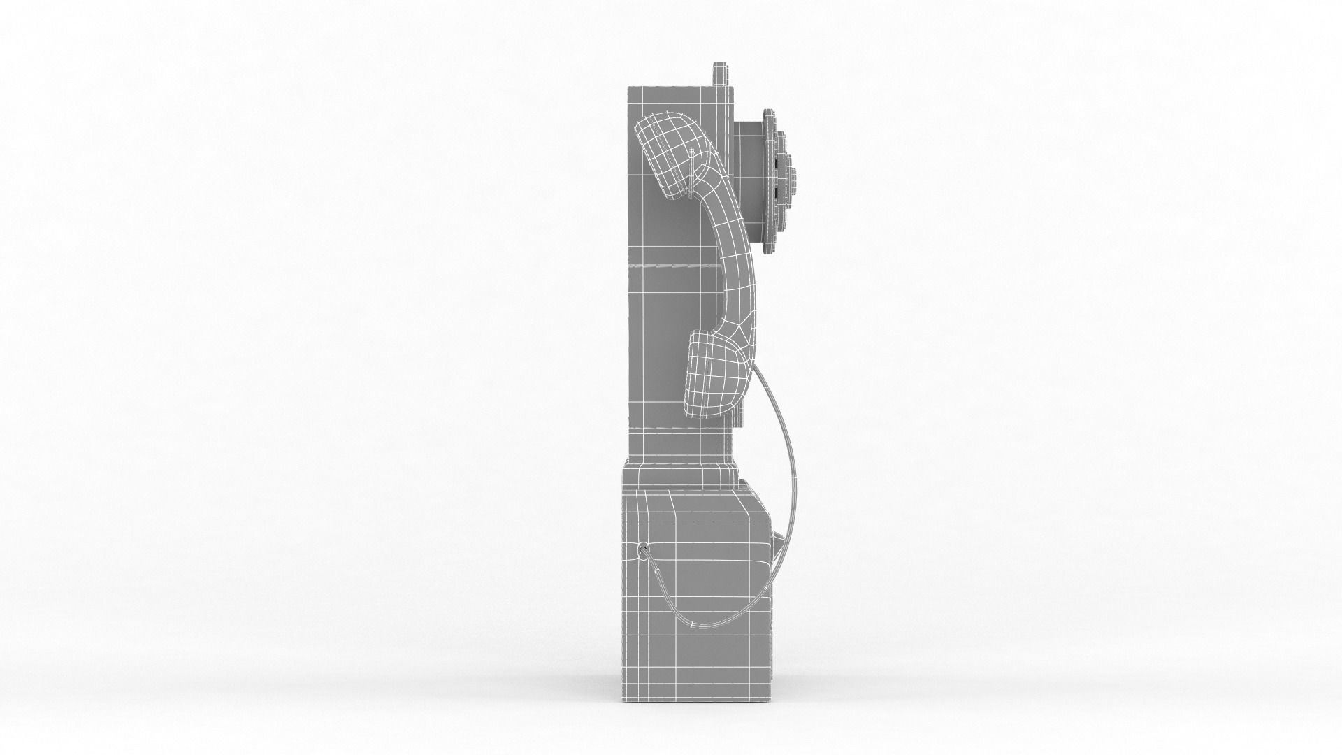 Classic Pay Phone Telephone 3D model | CGTrader