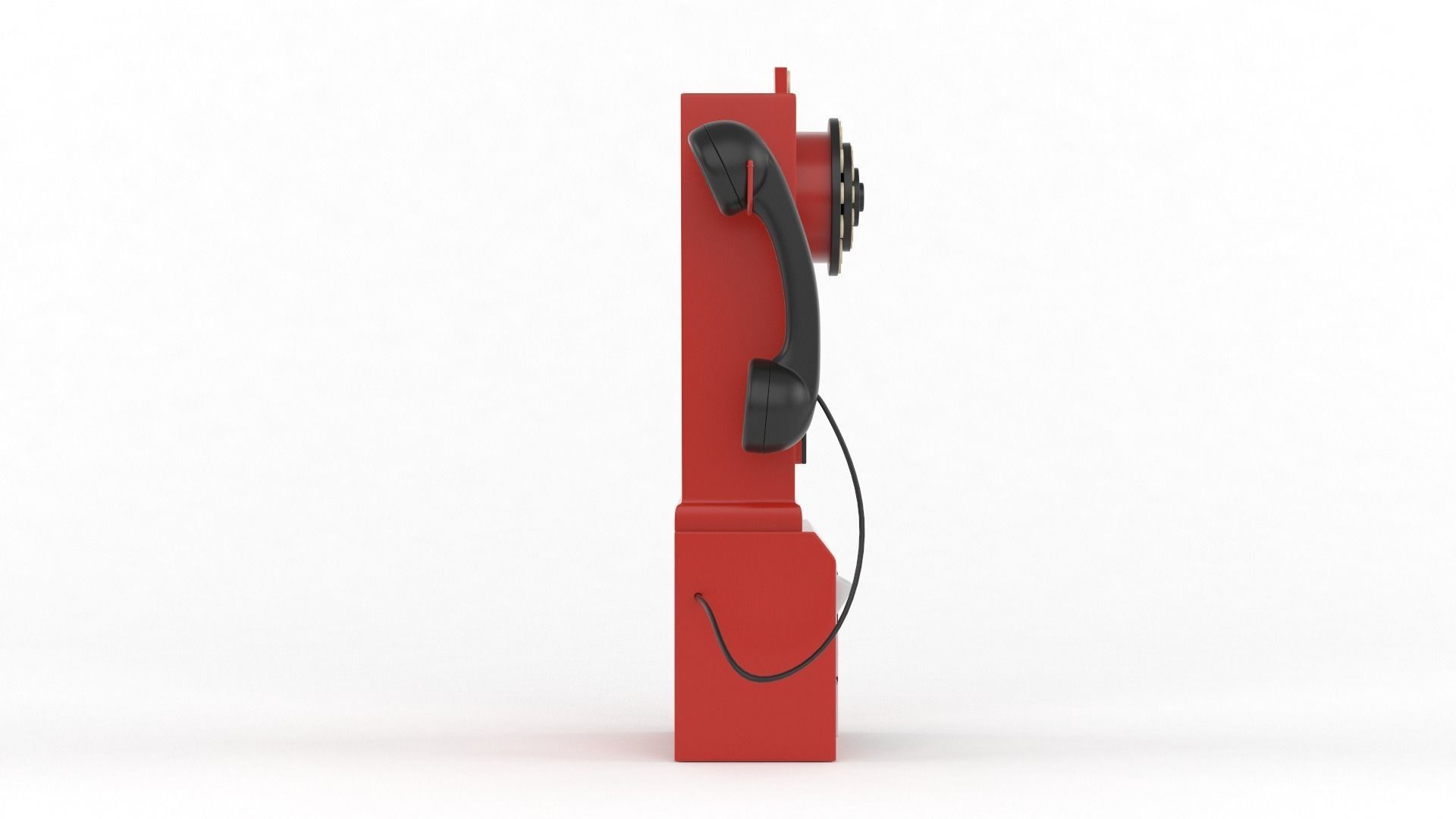 Classic Pay Phone Telephone 3D model | CGTrader