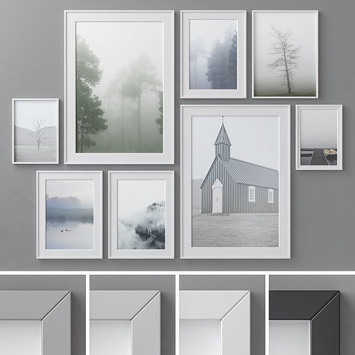 Photo Frames Set 199 3D model | CGTrader