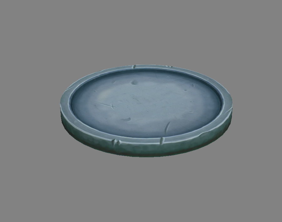 3D model Cartoon stone platform VR / AR / low-poly | CGTrader