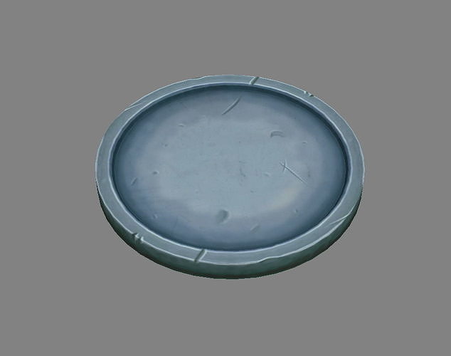 3D model Cartoon stone platform VR / AR / low-poly | CGTrader