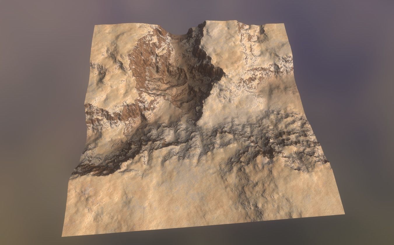 3D model Desert Biome 1 VR / AR / low-poly | CGTrader