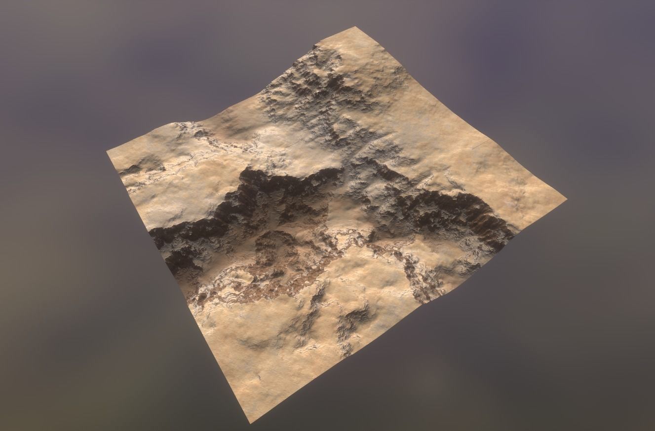3D model Desert Biome 1 VR / AR / low-poly | CGTrader