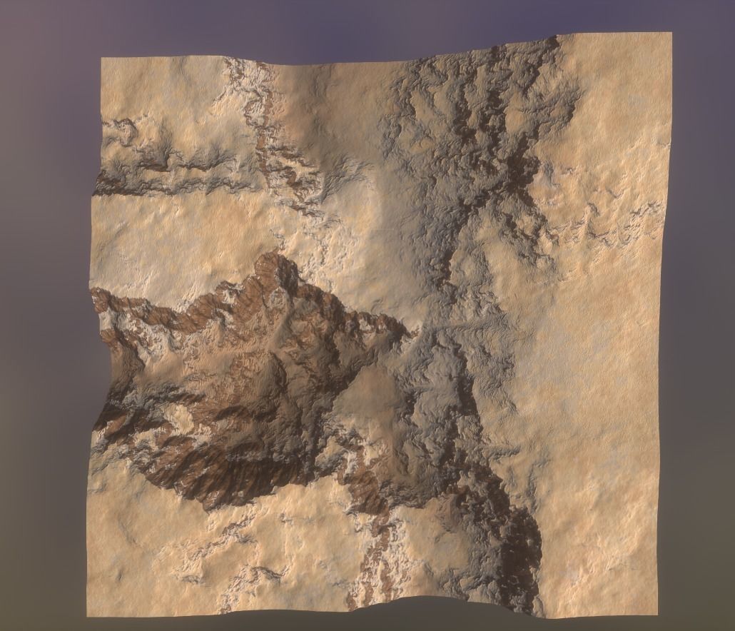 3D model Desert Biome 1 VR / AR / low-poly | CGTrader