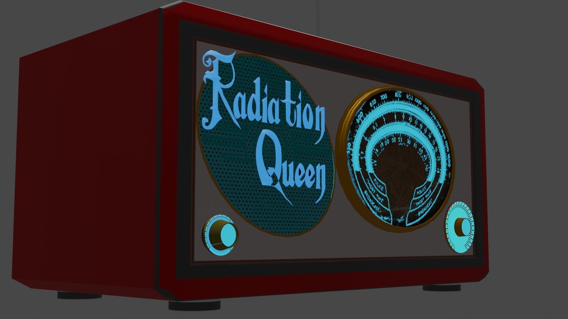 Radiation Queen Radio 3D model | CGTrader