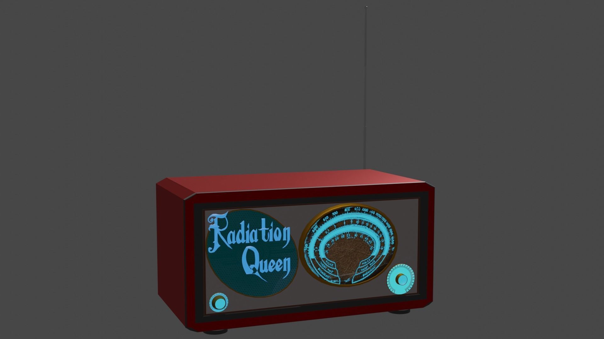 Radiation Queen Radio 3D model | CGTrader
