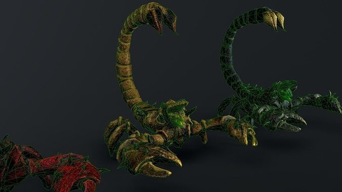 3D model Scorpion UE4 and Unity VR / AR / low-poly | CGTrader