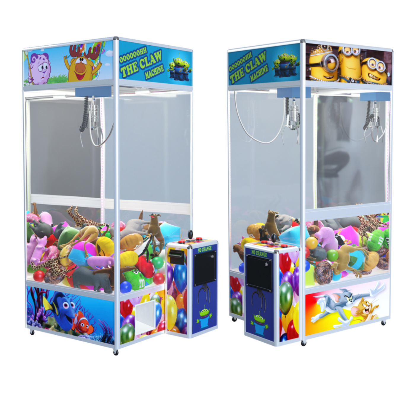 Claw vending machine 3D model MAX OBJ FBX