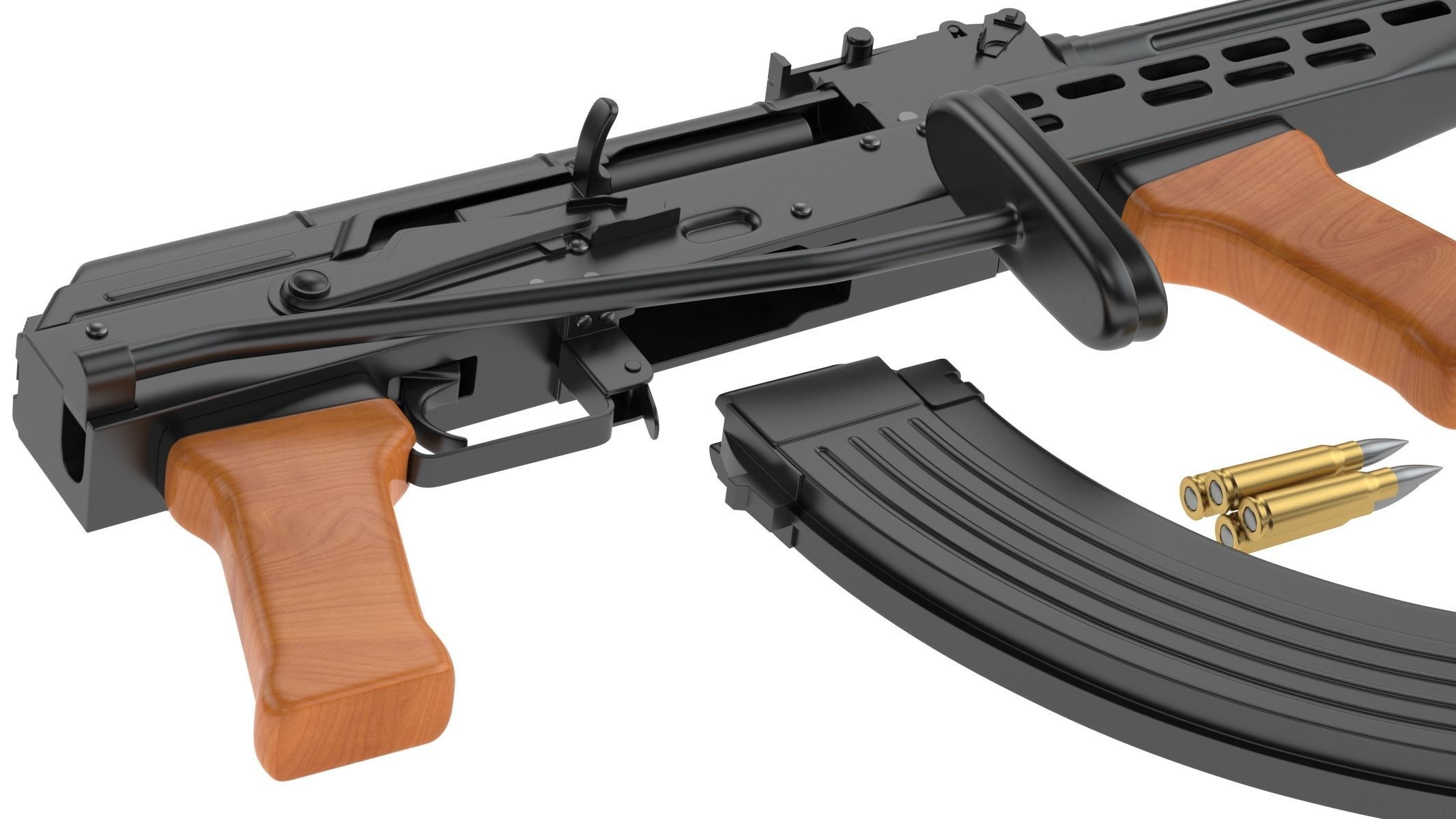 AMD-65 Assault Rifle 3D model | CGTrader
