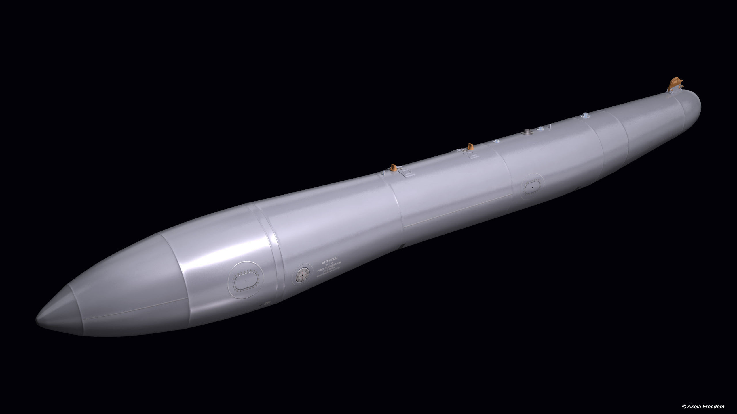 Fuel Tanks for Rafale 3D model | CGTrader