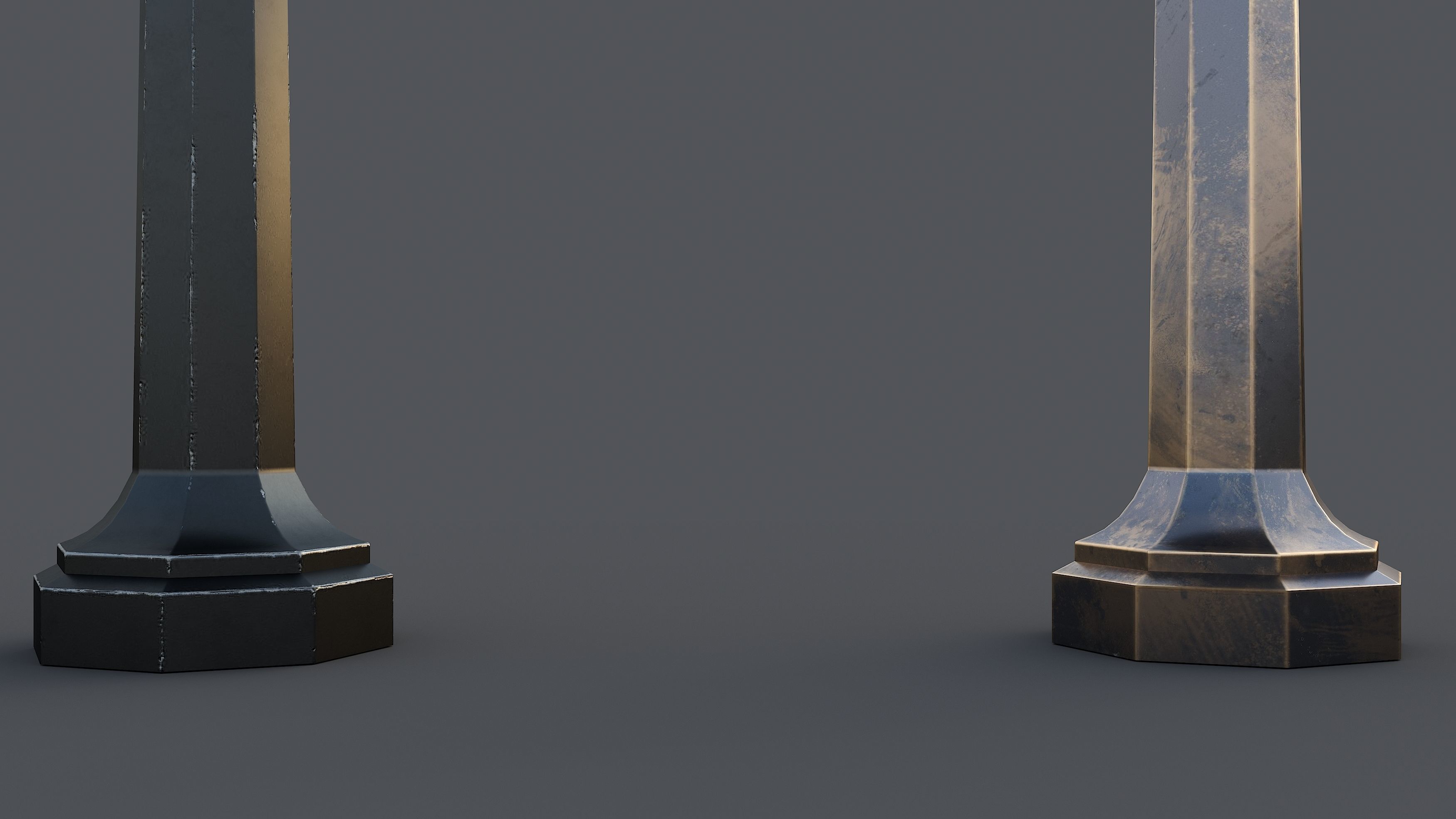 Venetian-style lamp post 3D model | CGTrader
