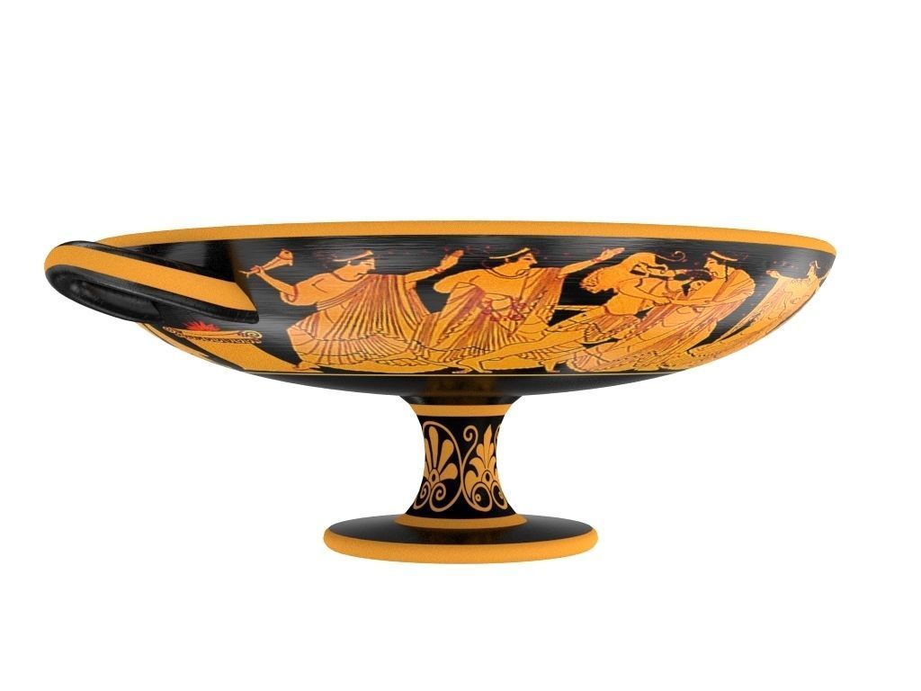 Kylix - Ancient Greek Pottery 3D model | CGTrader