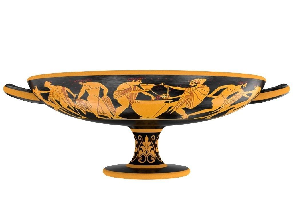 Kylix - Ancient Greek Pottery 3D model | CGTrader