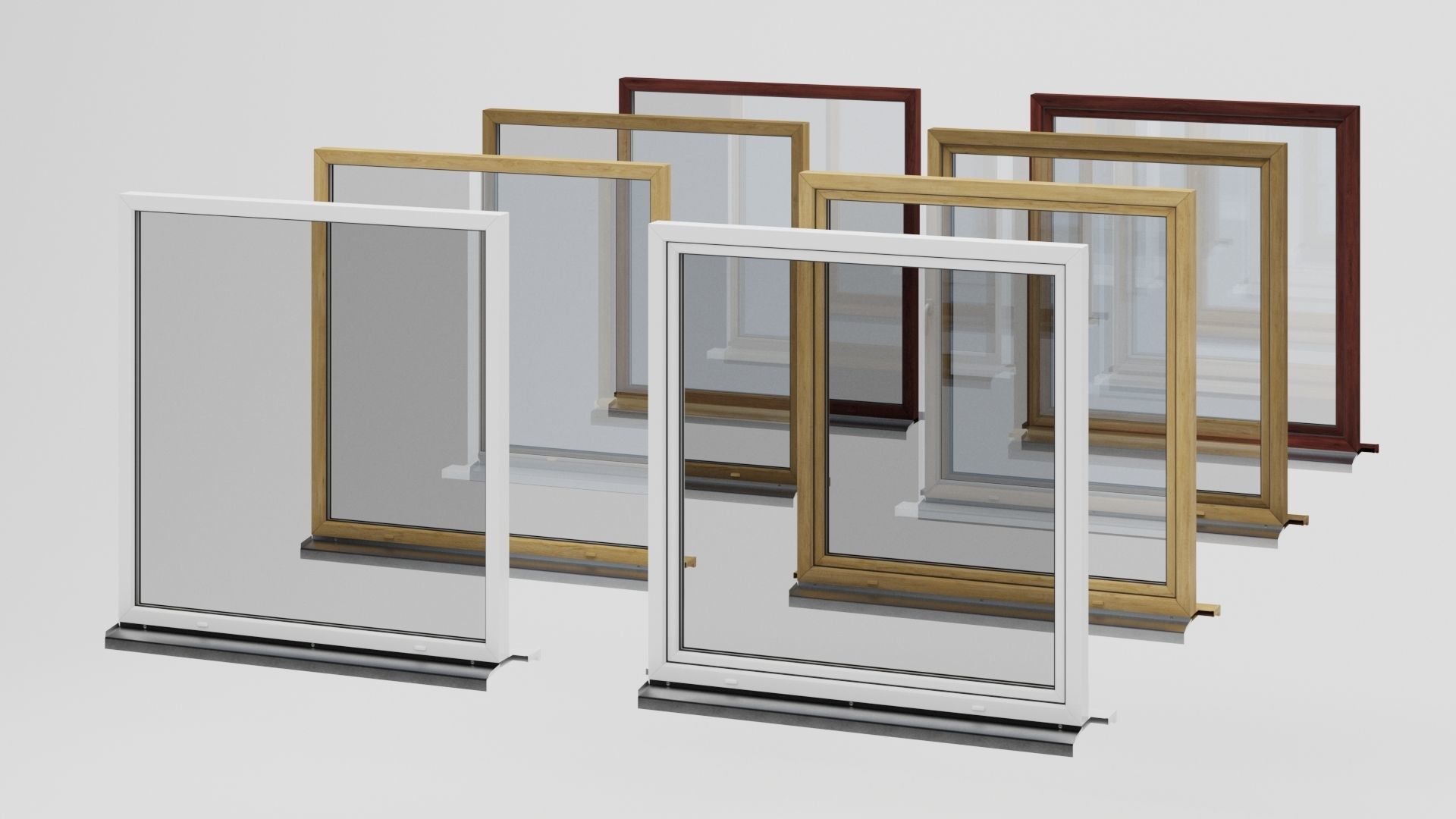 3D model House windows 001 VR / AR / low-poly | CGTrader