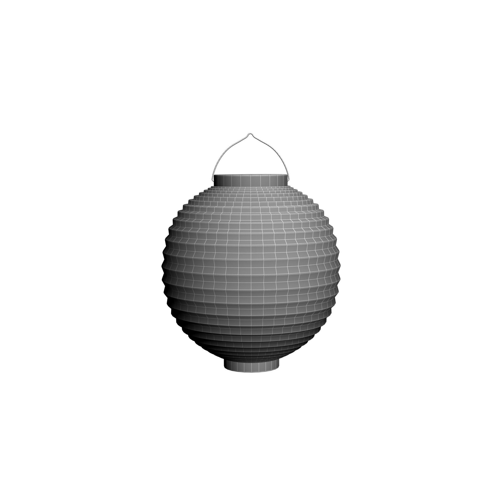 Japan Paper Lanterns 3D model | CGTrader