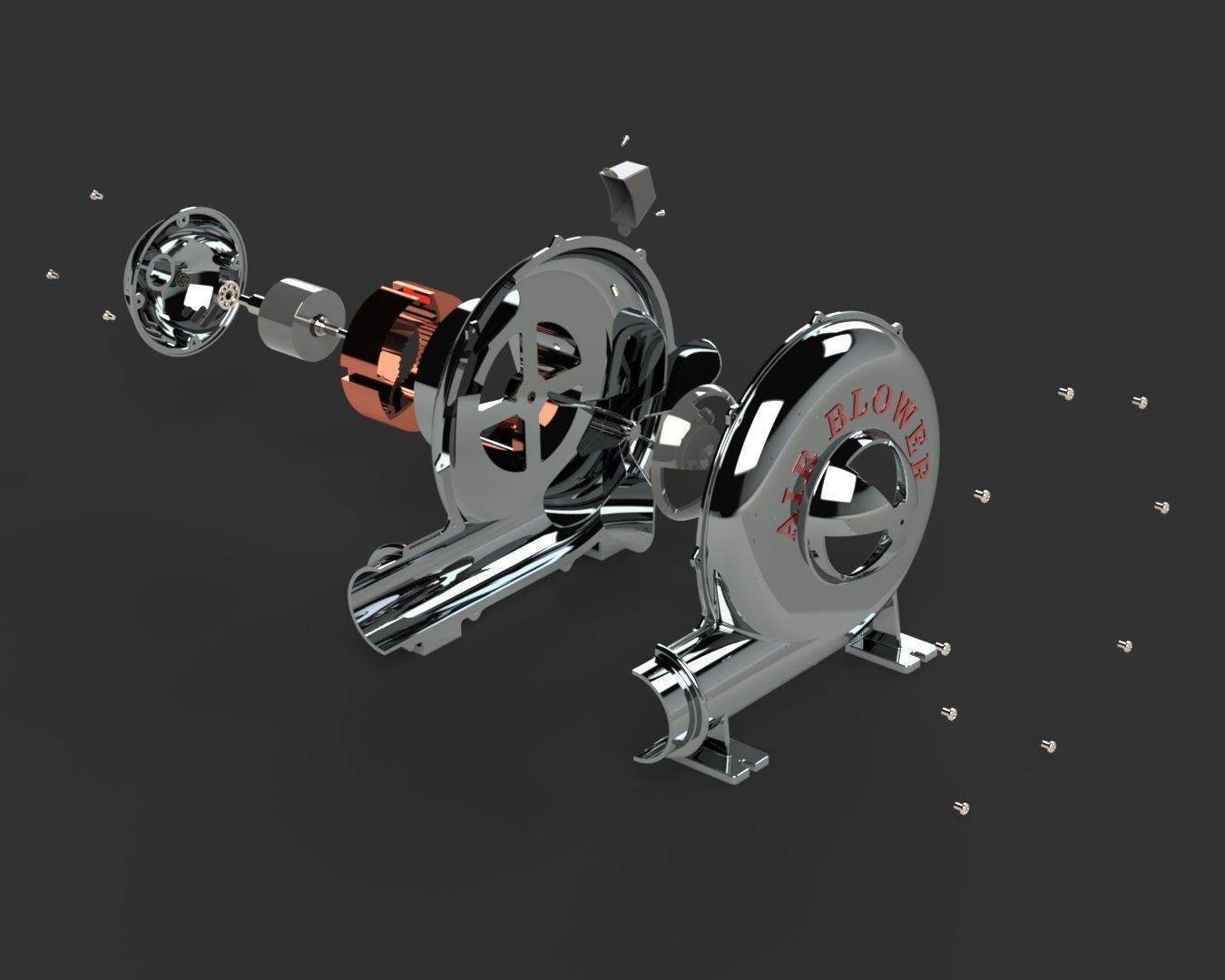 Air Blower 3D model 3D printable | CGTrader