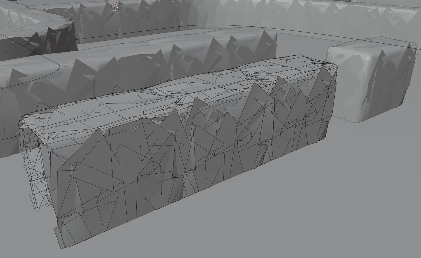 3D model Low-Poly Boxwood Hedge Version 2 VR / AR / low-poly | CGTrader