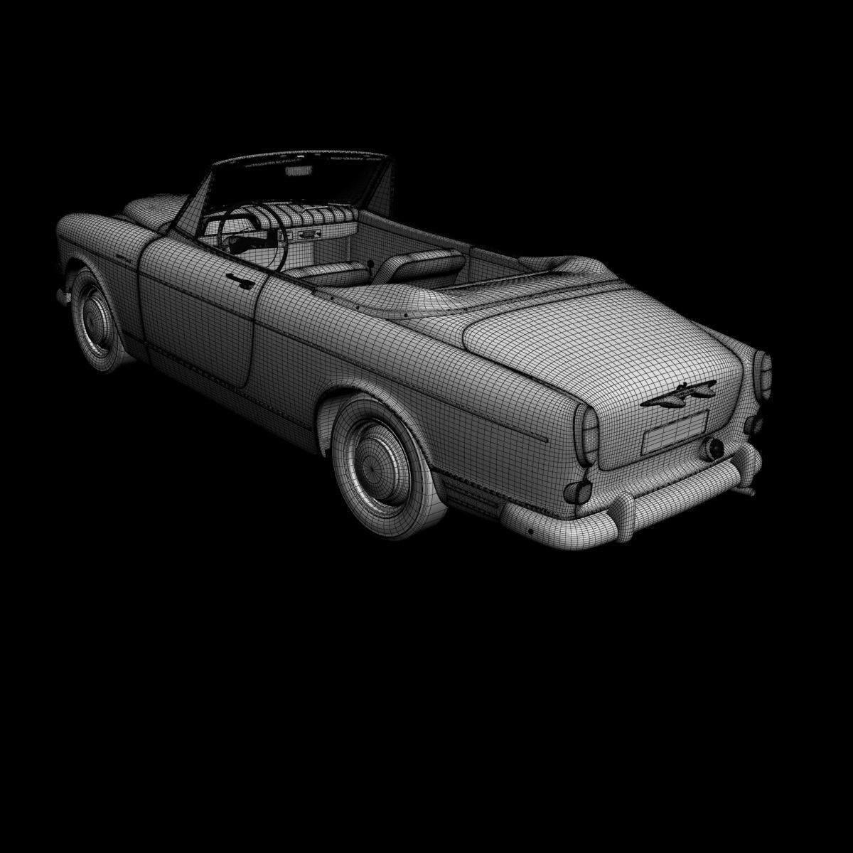Volvo Amazon Convertible 3D model | CGTrader