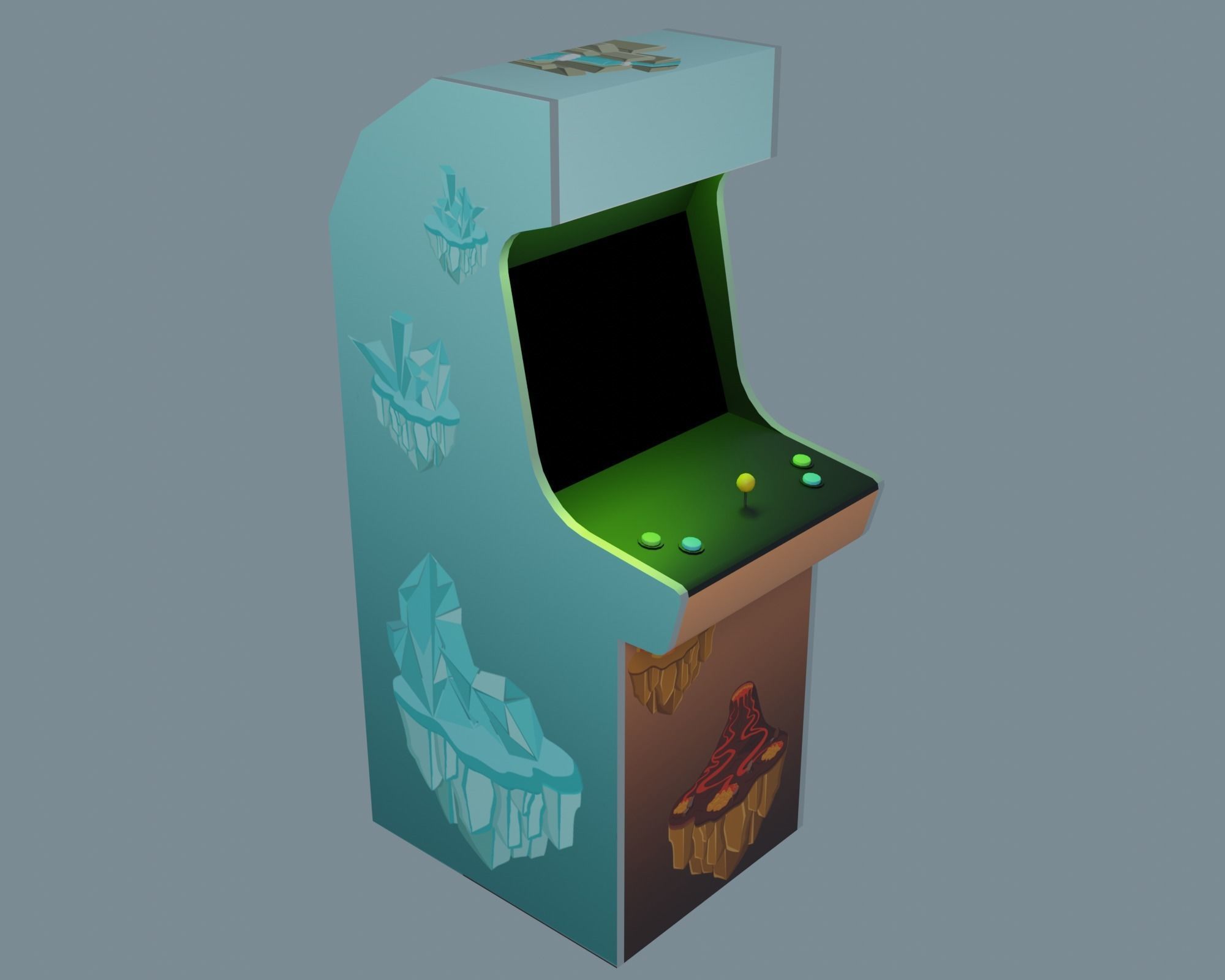 3D model Arcade room VR / AR / low-poly | CGTrader