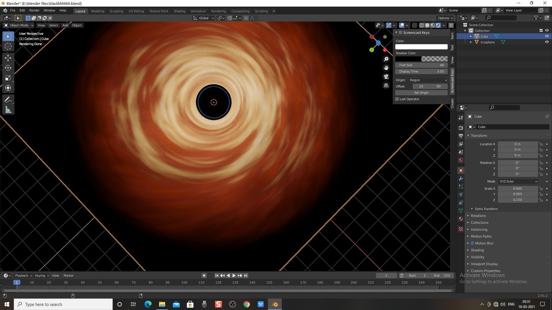 Black Hole free 3D model | CGTrader
