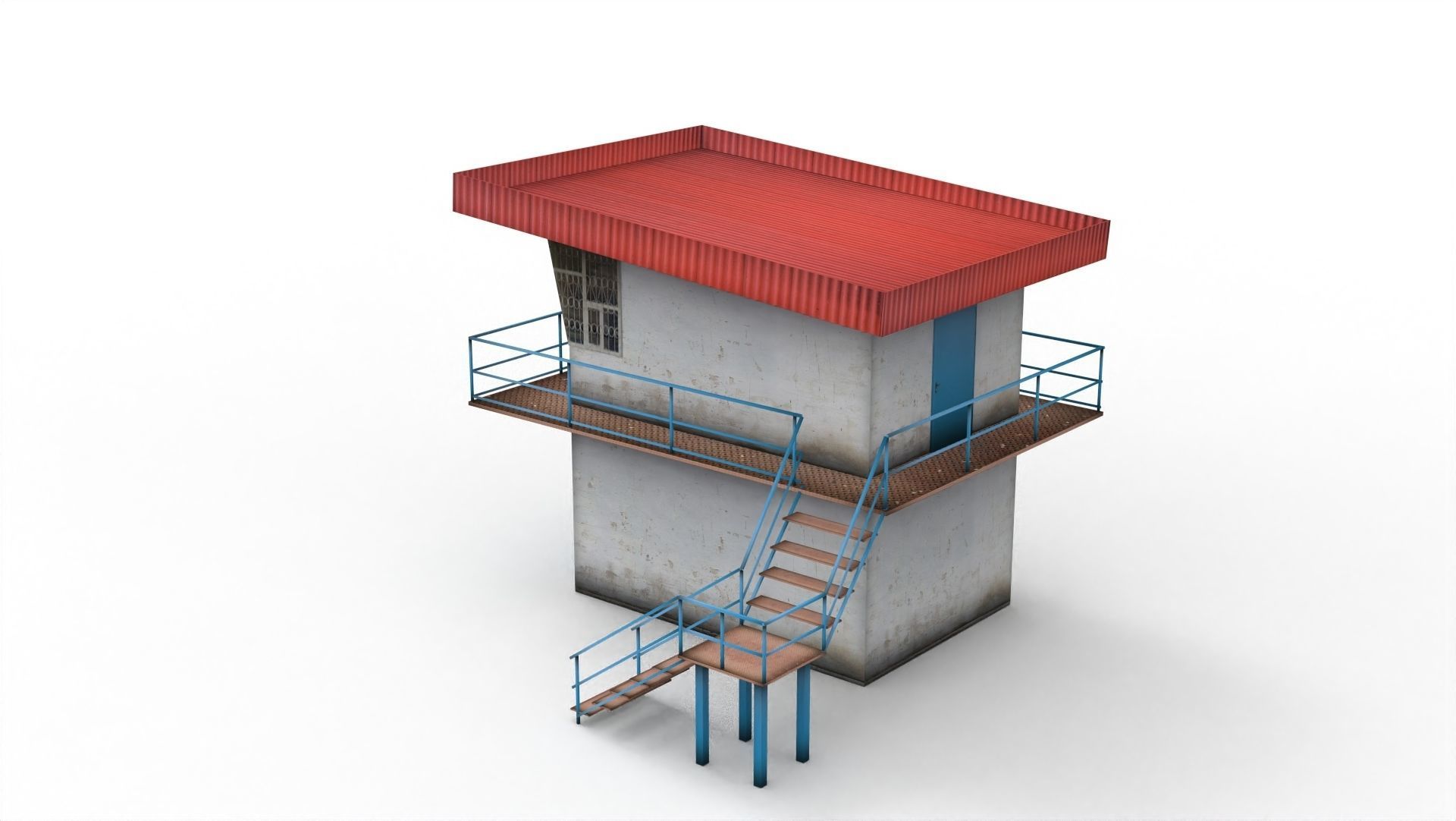 3D model Police post VR / AR / low-poly | CGTrader