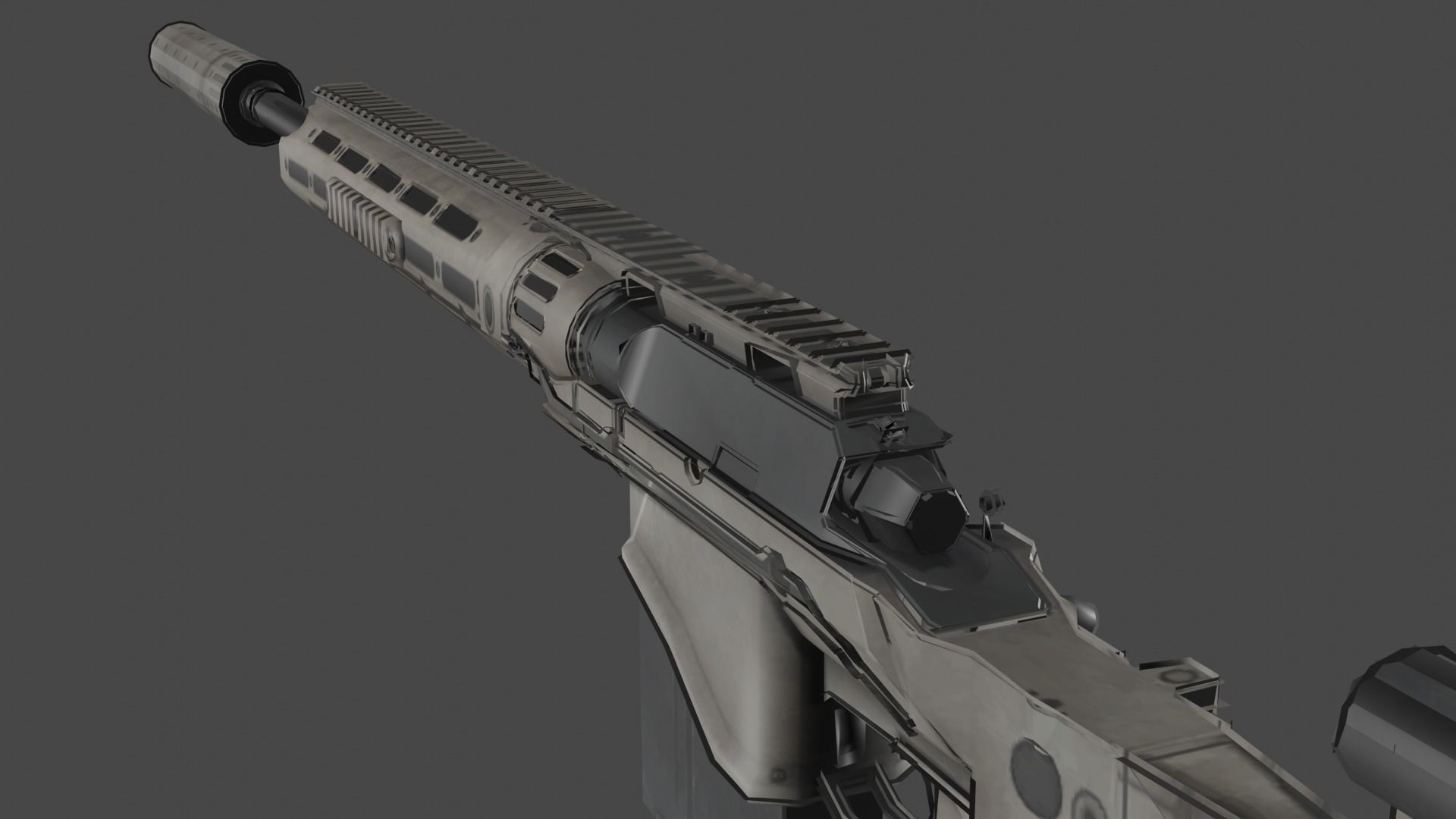3D model Remington Modular Sniper Rifle MSR VR / AR / low-poly | CGTrader