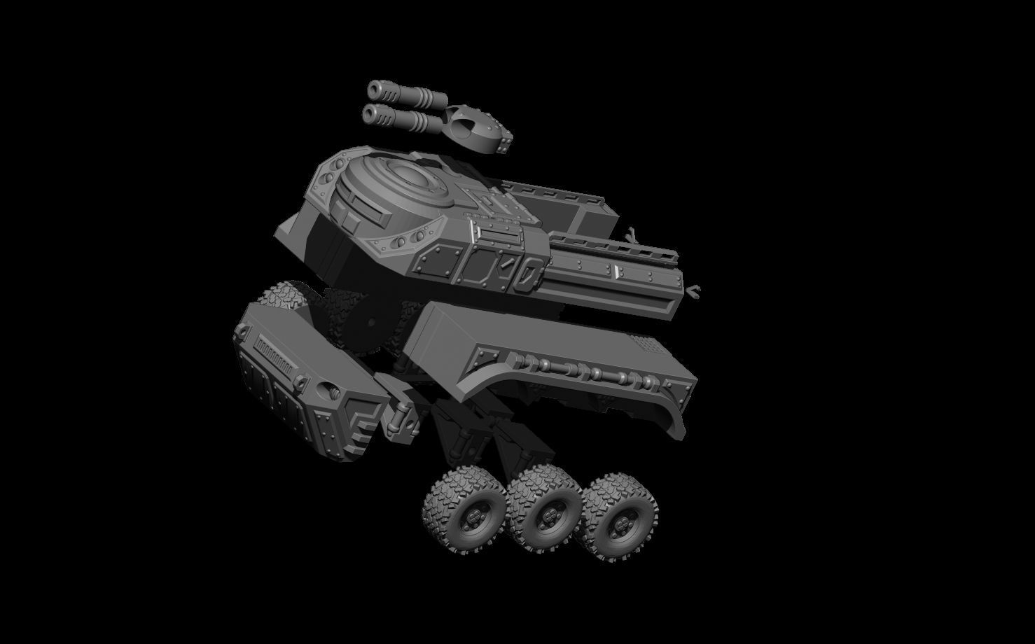 Transport Truck 3D model 3D printable | CGTrader