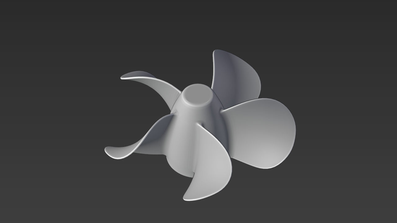12 Boat Propeller 3D model 3D printable | CGTrader