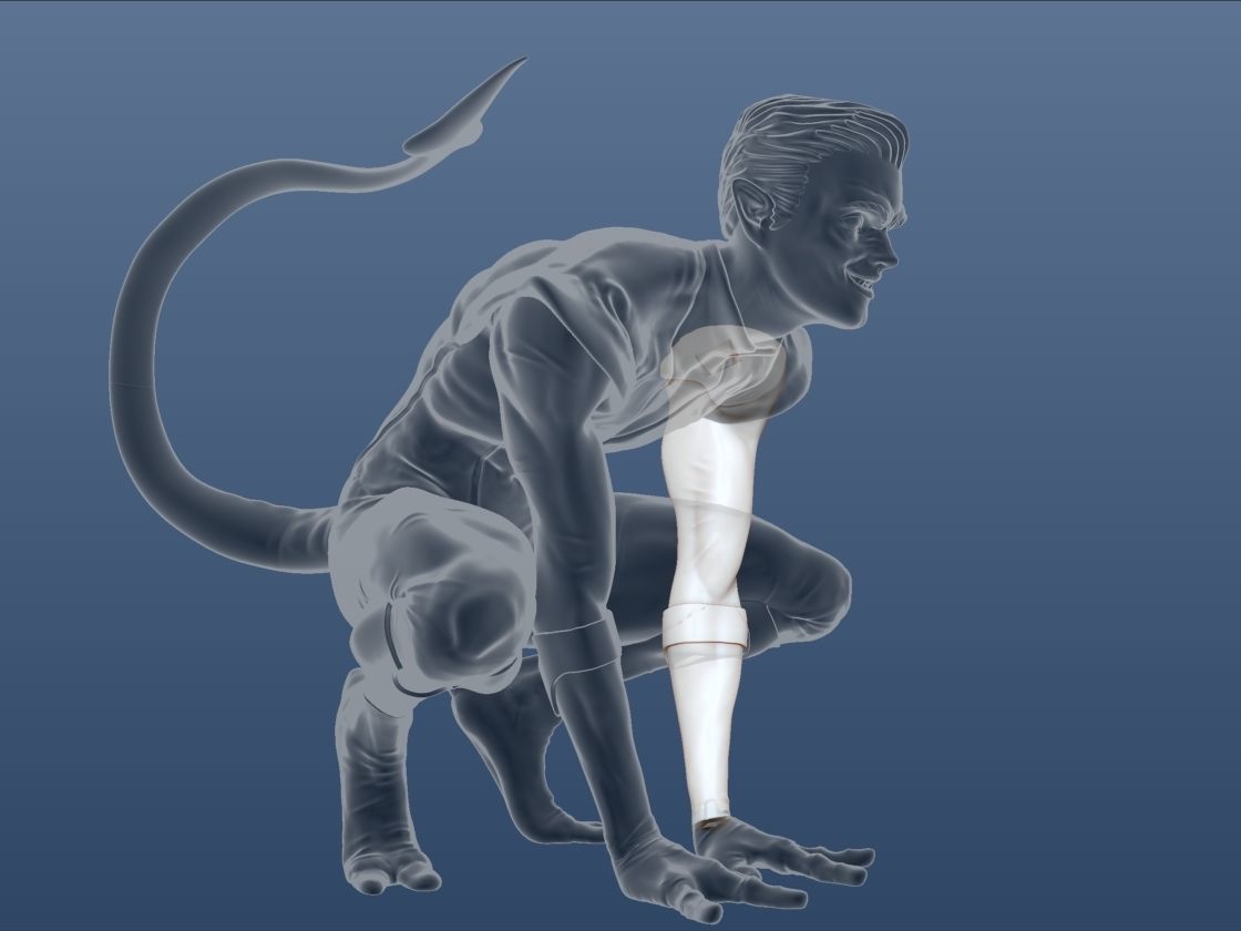 Nightcrawler Xmen 3d Print 3D model 3D printable | CGTrader