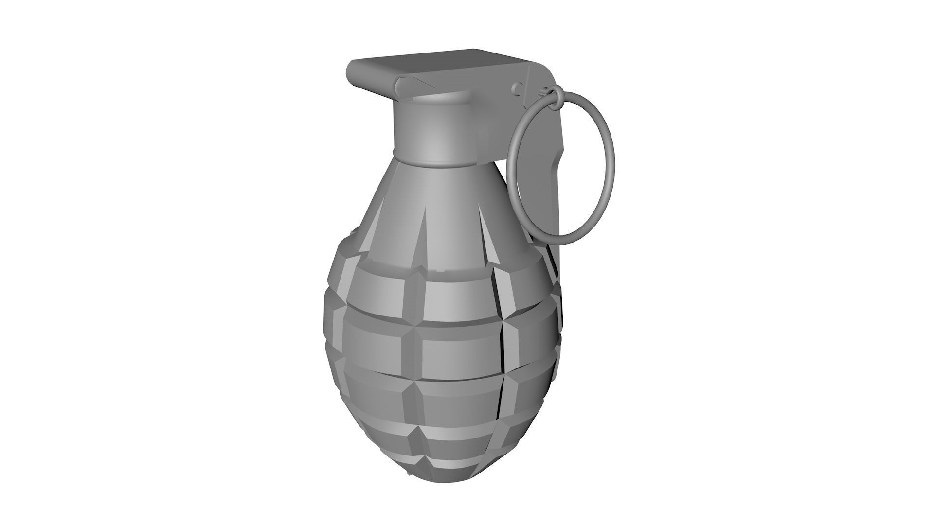 Grenade for Print 3D model 3D printable | CGTrader