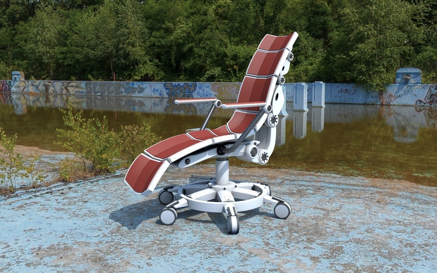 High-Tech Chair 3D model | CGTrader