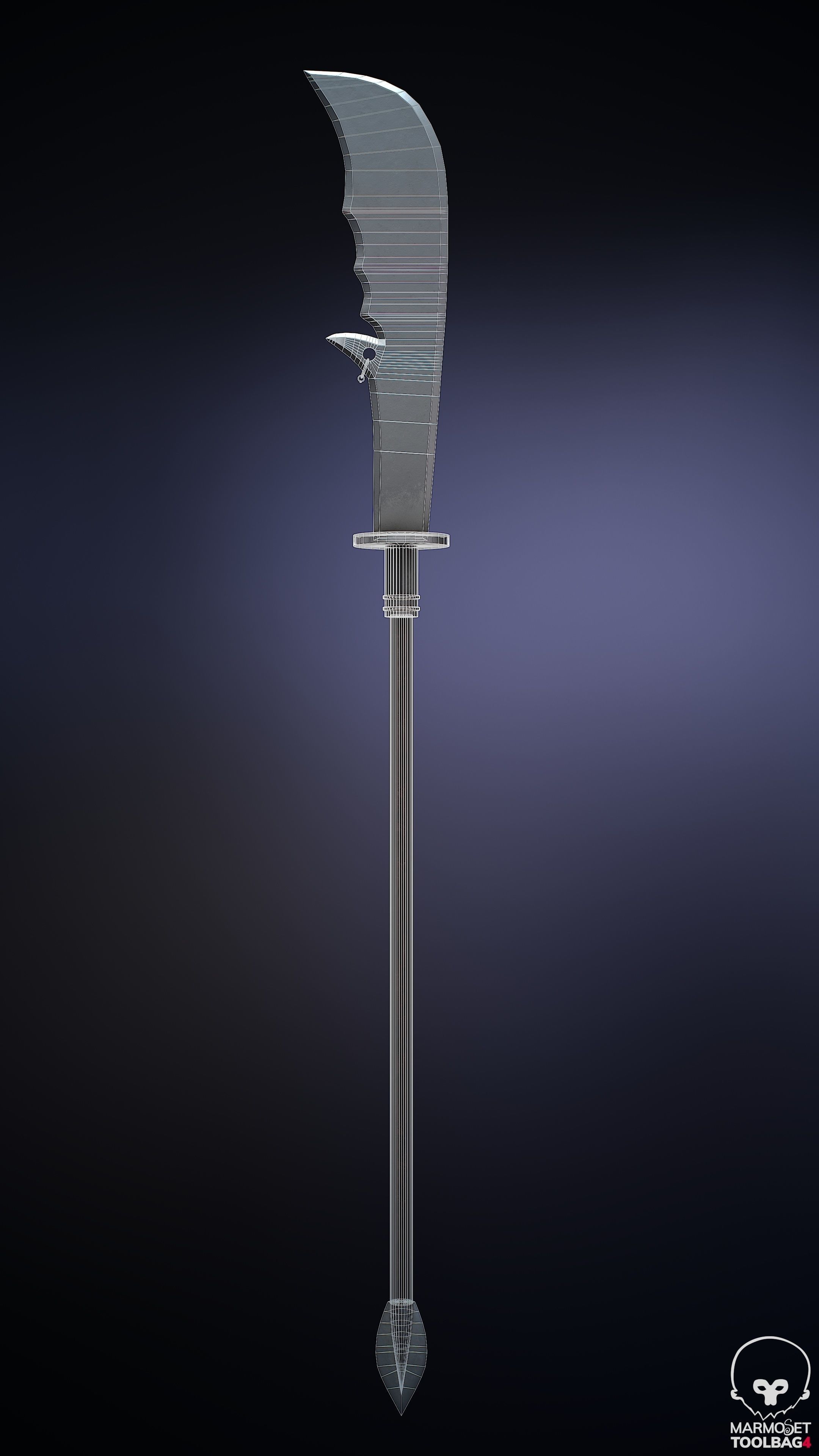 3D model Chinese Long Battle Saber VR / AR / low-poly | CGTrader