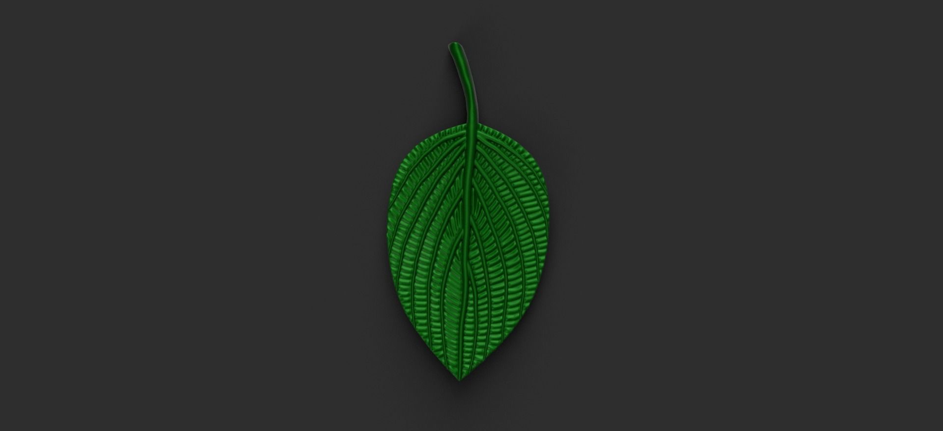 Green Leaf 3D model 3D printable | CGTrader