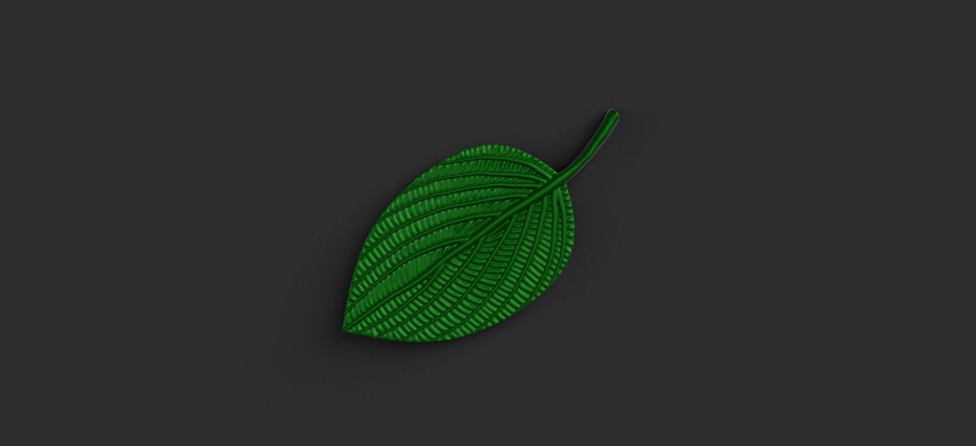 Green Leaf 3D model 3D printable | CGTrader