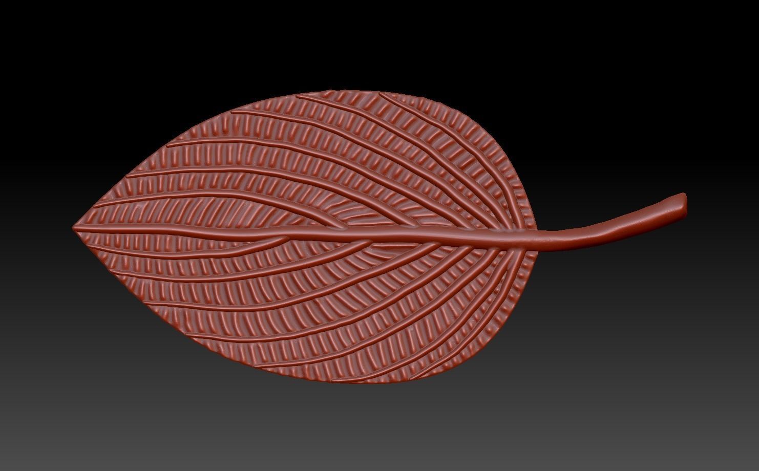 Green Leaf 3D model 3D printable | CGTrader