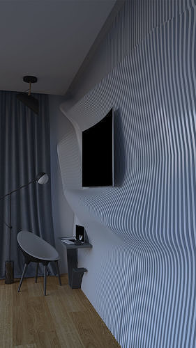 3D model Parametric Tv Unit VR / AR / low-poly | CGTrader