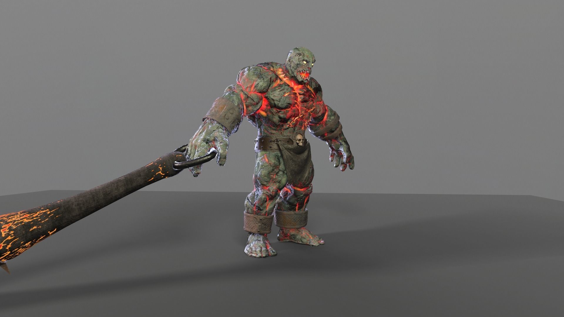 3D model Evil Giant VR / AR / low-poly rigged animated | CGTrader