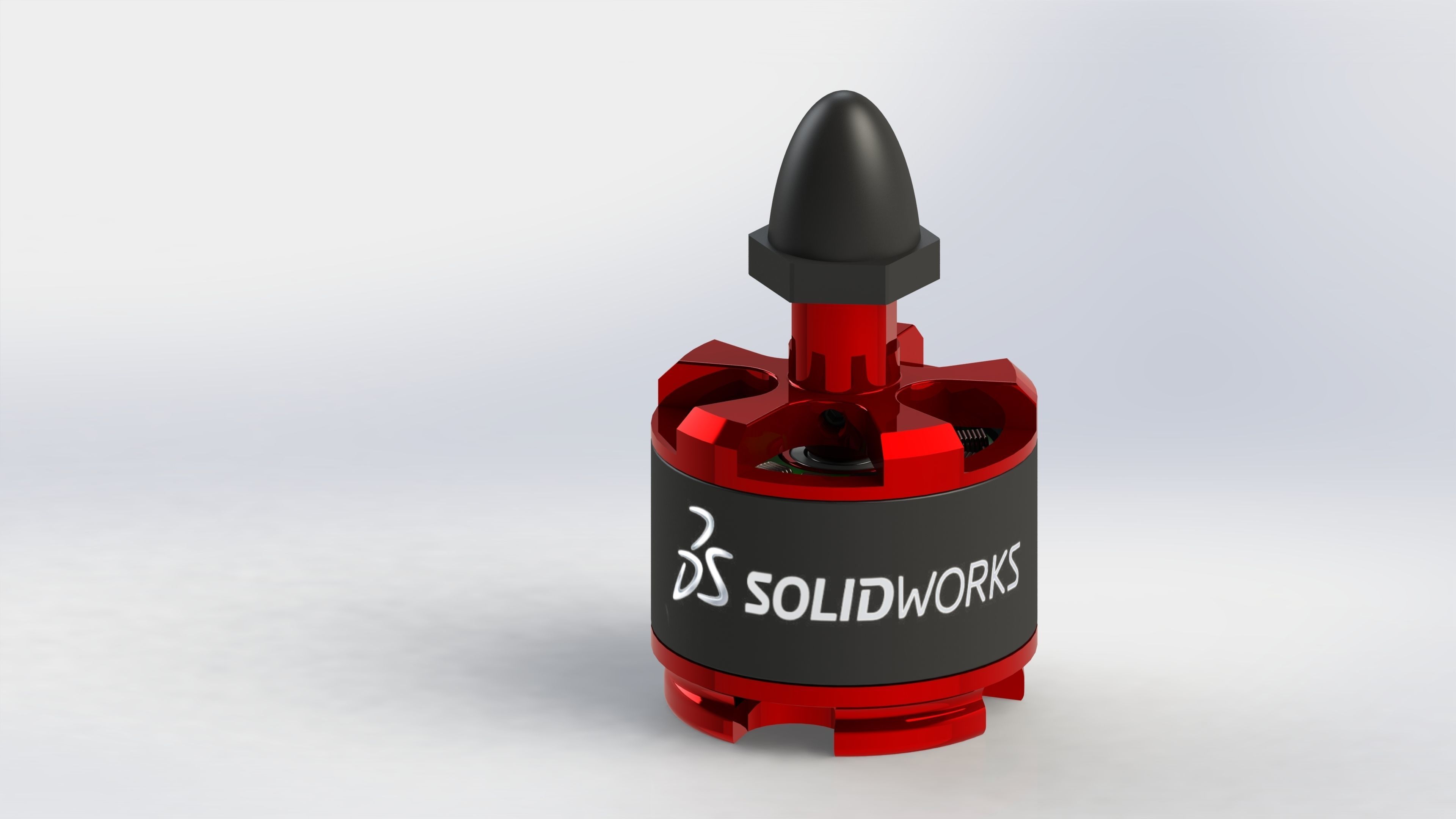 Brushless DC Motor With 1045 Propellers 3D model animated rigged | CGTrader