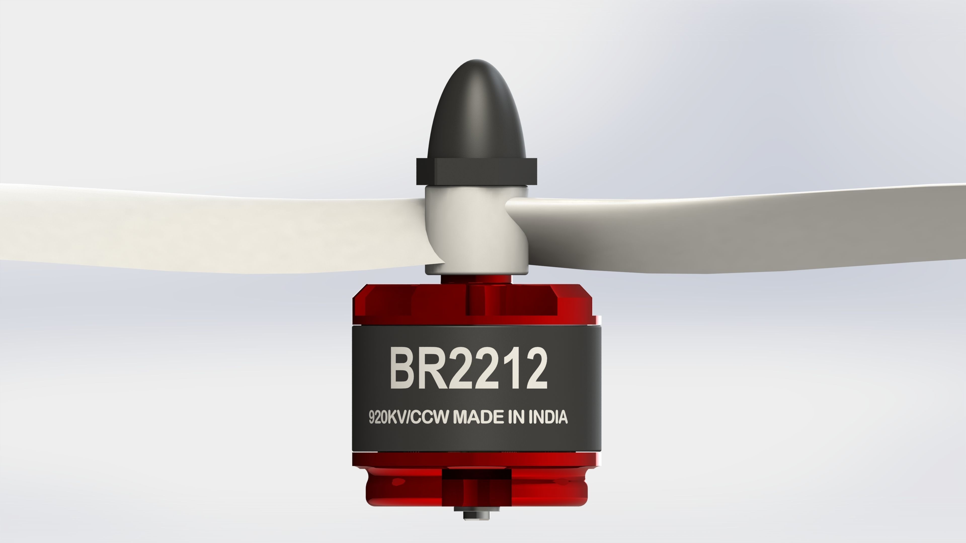 Brushless DC Motor With 1045 Propellers 3D model animated rigged | CGTrader