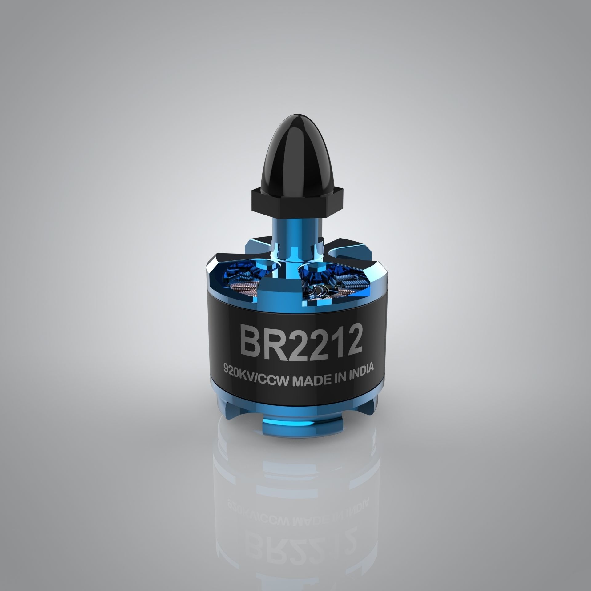 Brushless DC Motor With 1045 Propellers 3D model animated rigged | CGTrader