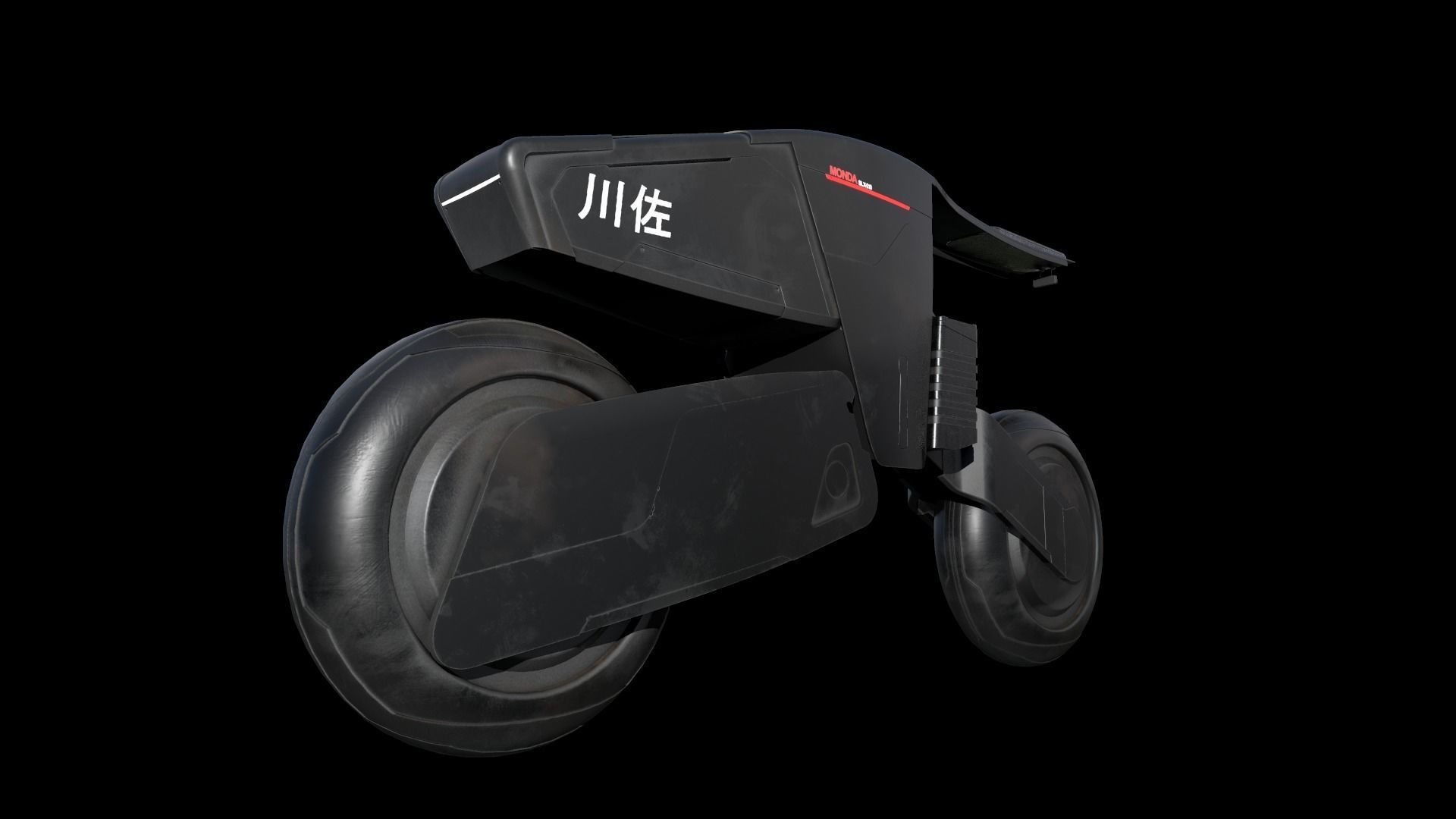 Cyberpunk Motorcycle Concept Design 3D model | CGTrader