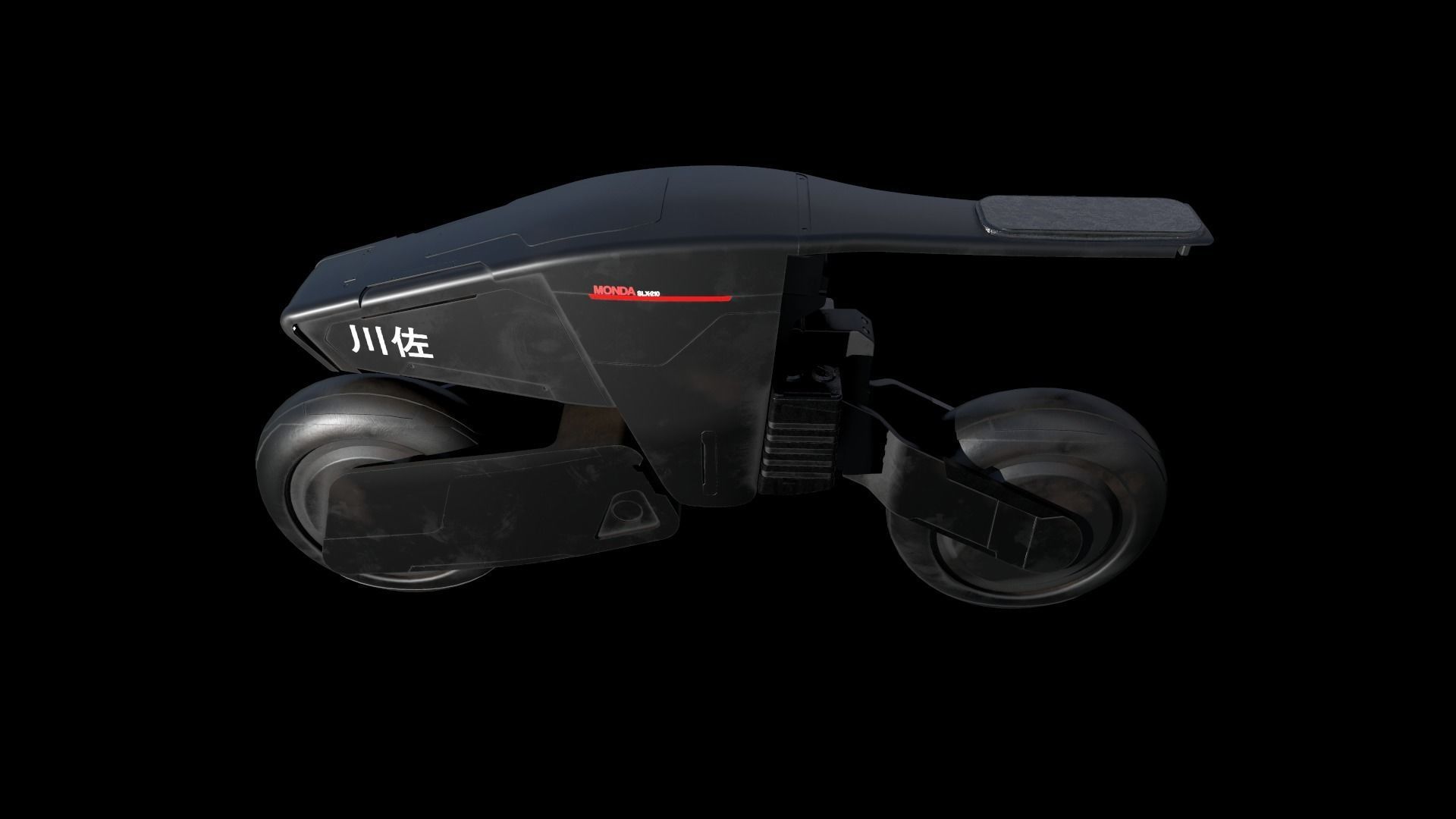 Cyberpunk Motorcycle Concept Design 3D model | CGTrader